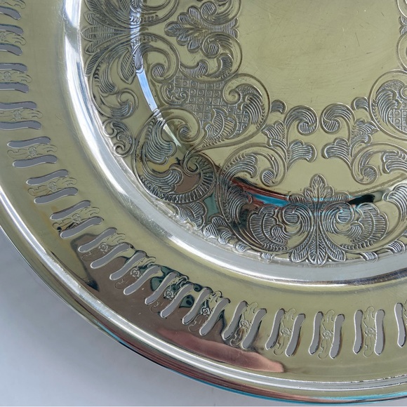 Vintage | Accents | Vintage Ep Cooper Viking Plate Vintage Silverplate ...